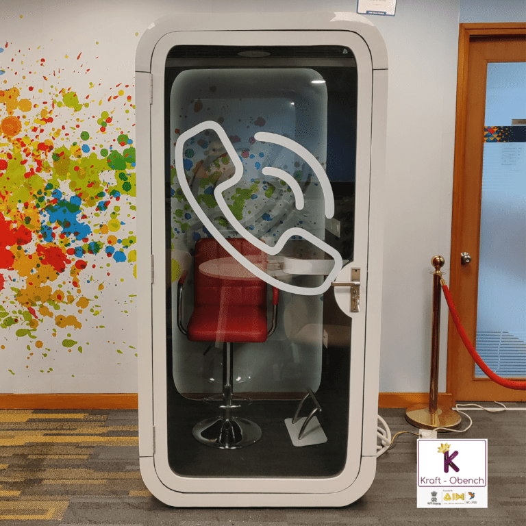 Soundproof Office Phone Booth - Kraft-Obench